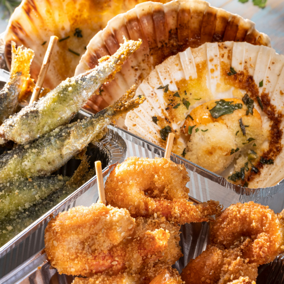 Mixed fried food Venice Rialto - WEnice Venezia